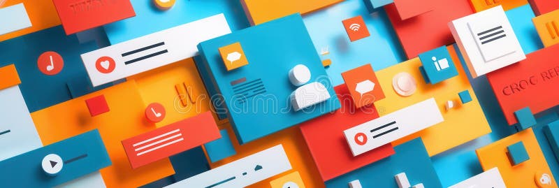 Colorful Graphics Showcase Interactive Polls and Surveys, Inviting ...