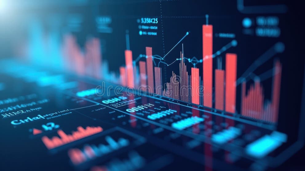 Colorful Graphs and Metrics on a High-Tech Digital Screen Showcase Data ...