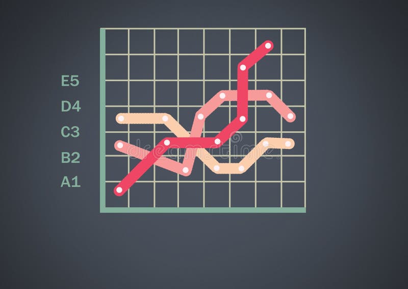 Colorful Grid Chart Statistics Stock Photo - Image of gray, empty ...
