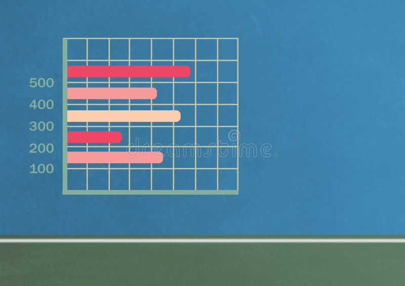 Grid chart statistics stock illustration. Illustration of bright ...