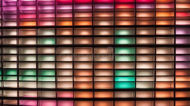 Abstract Colorful Grid stock video. Video of concept - 347222203