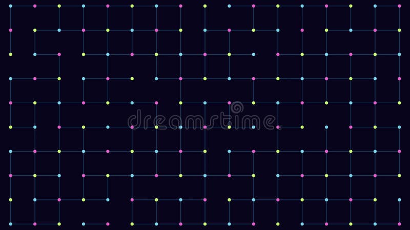Colorful Grid Pattern a Visually Striking Seamless Design of ...