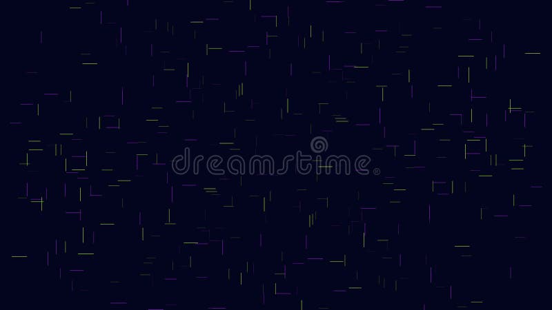 Colorful Grid of Thin Squares on a Dark Background Stock Footage ...