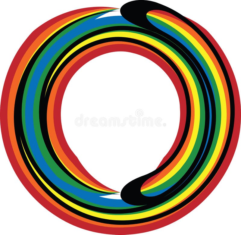 Colorful Grunge Font LETTER O Stock Vector - Illustration of lowercase ...