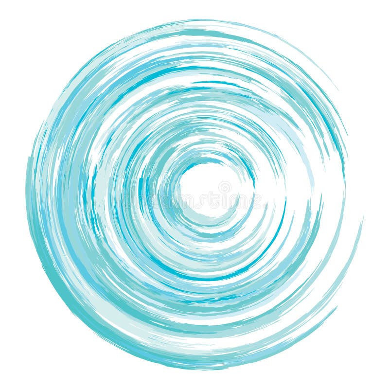 Colorful Grunge Paint Circle Vector Elements Stock Vector ...