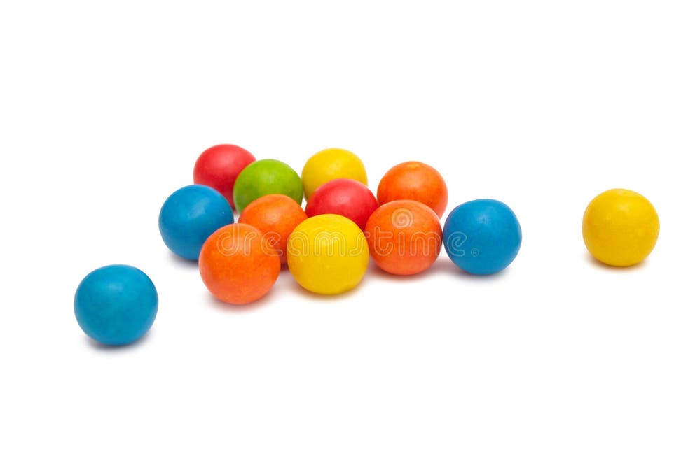 Colorful gumballs. stock photo. Image of colored, candy - 7863084