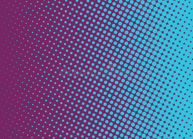 Colorful Hafltone Background Pattern Dots Violet - Light Blue Stock ...