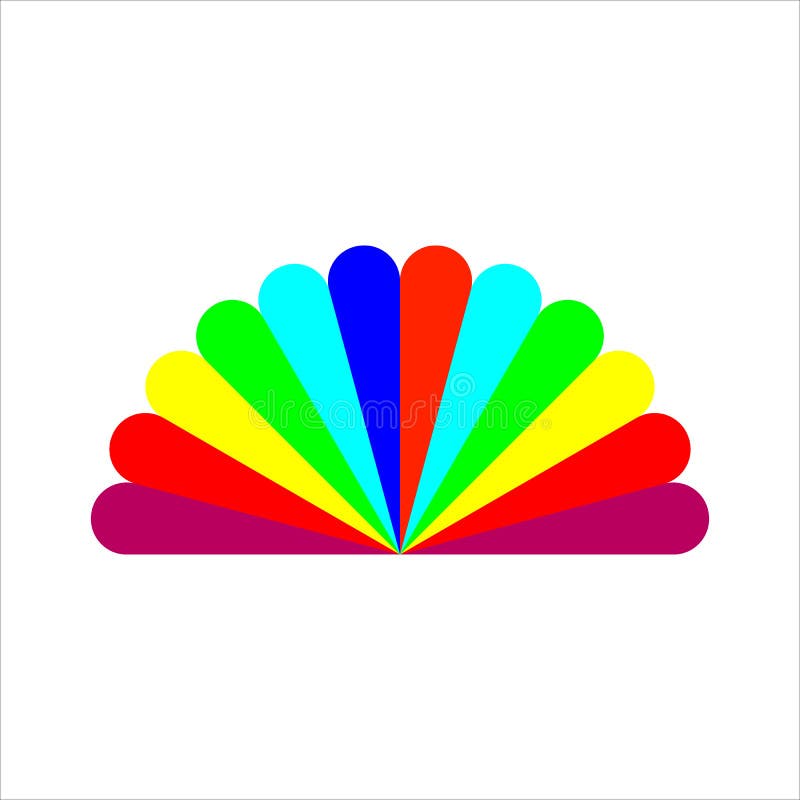 Colorful Circle with Different Colors Strips. Colour Vector ...
