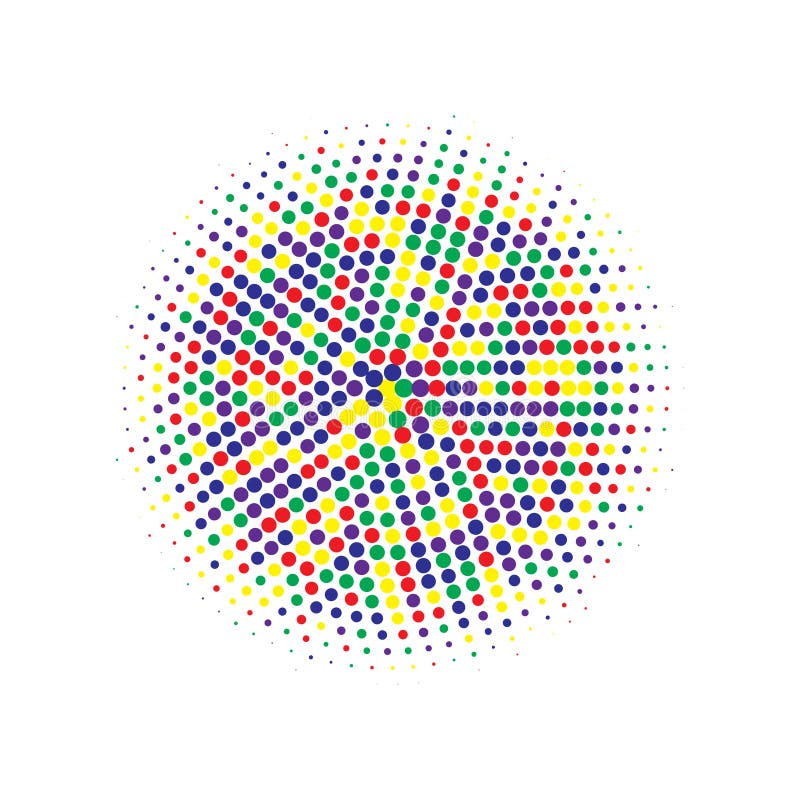 Colorful Halftone Dots. Abstract Background. Texture Backdrop. Dot Dots ...
