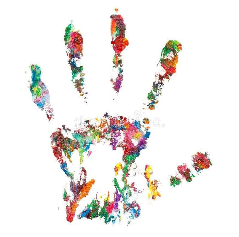 Colorful hand stock image. Image of hand, create, artwork - 22189463