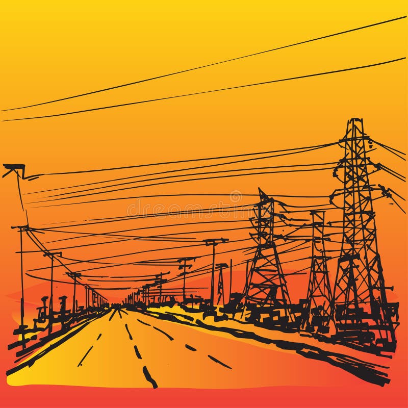 Hand Drawn Power Cord Stock Illustrations – 414 Hand Drawn Power Cord ...