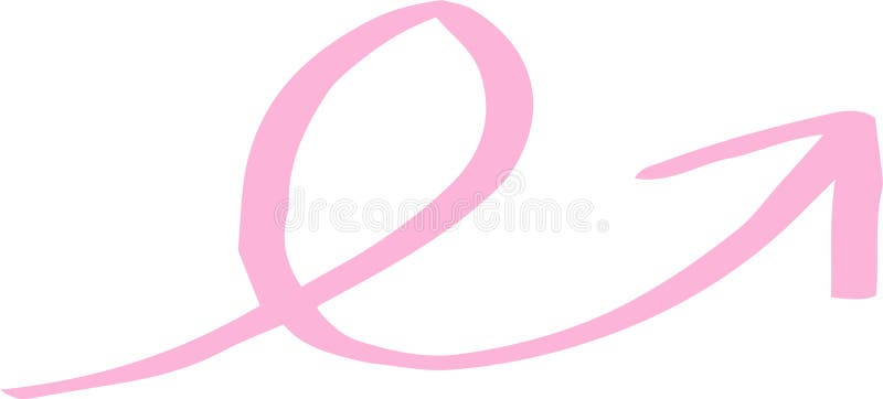 Colorful Hand Drawn Cute Various Appearance Arrows Stock Vector ...