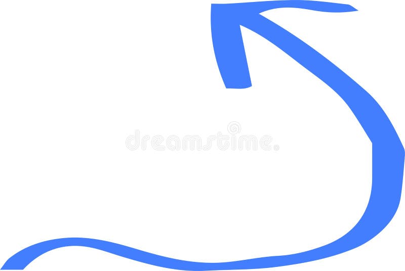 Colorful Hand Drawn Cute Various Appearance Arrows Stock Vector ...