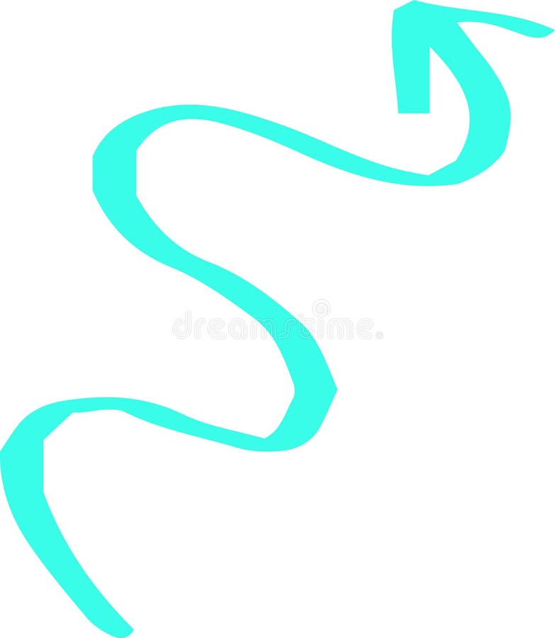 Colorful Hand Drawn Cute Various Appearance Arrows Stock Vector ...