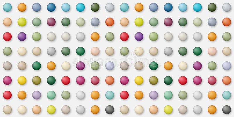 Colorful Hand Drawn Dots Abstract Background Stock Illustration ...