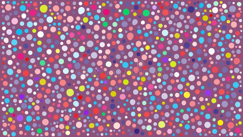Colorful Hand Drawn Dots Abstract Background Stock Illustration ...