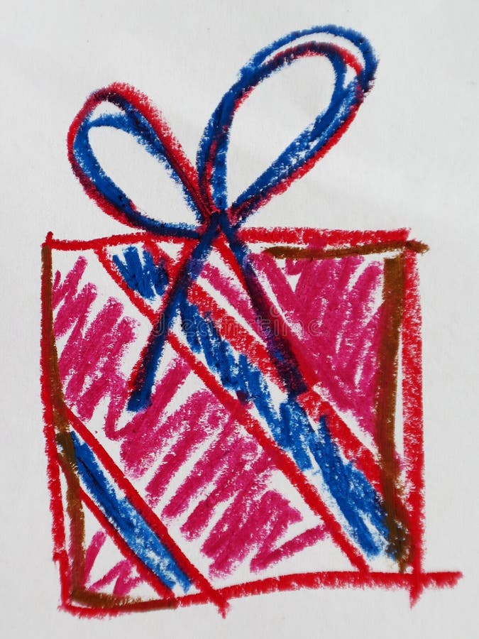 Colorful Hand Drawn Gift Boxes Stock Photo - Image of drawing ...