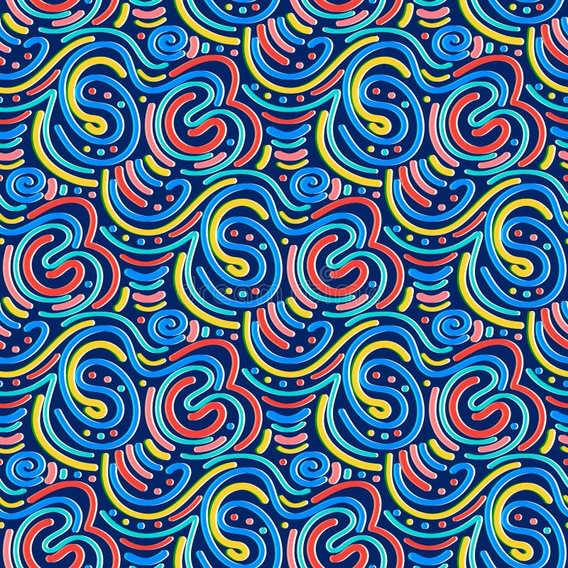 Color Pencil Squiggle Background Stock Illustrations – 779 Color Pencil ...