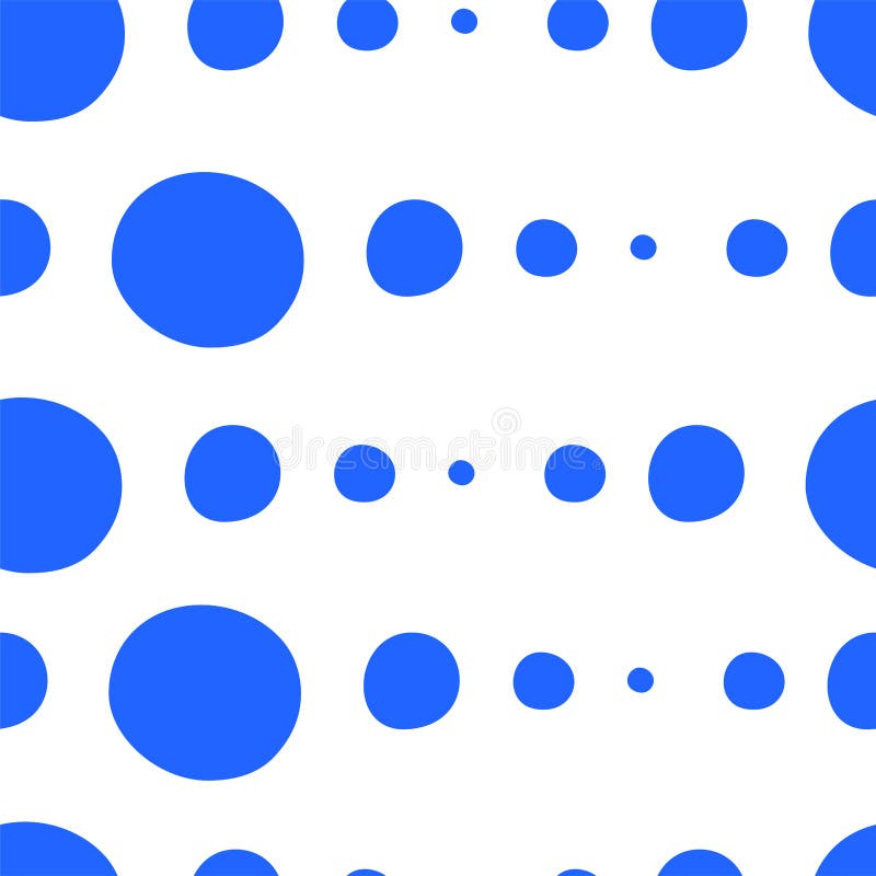 Colorful Hand-painted Aligned Polka Dot Pattern Variation Stock ...