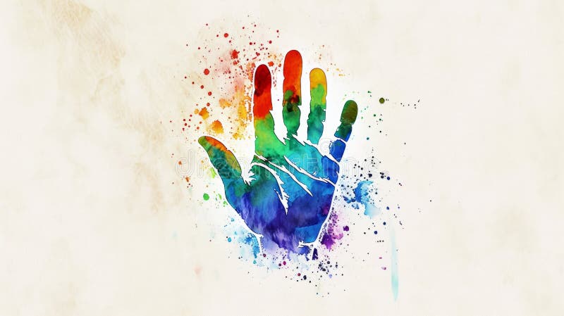 1,335 Multicolored Hand Print Stock Photos - Free & Royalty-Free Stock ...