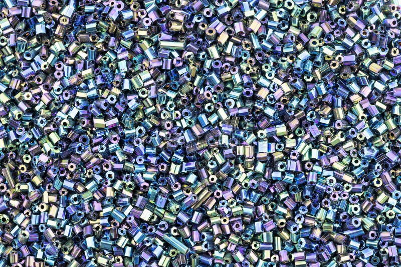 Colorful Handicraft Rainbow Beads Texture Background Stock Image ...