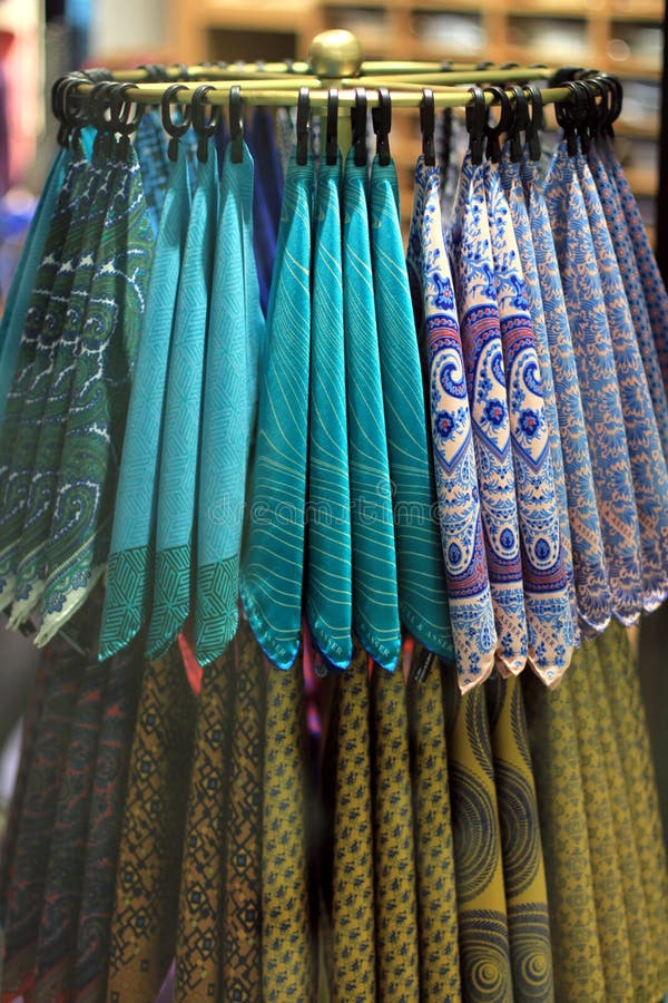 Hanging handkerchiefs stock image. Image of clothing - 45430949