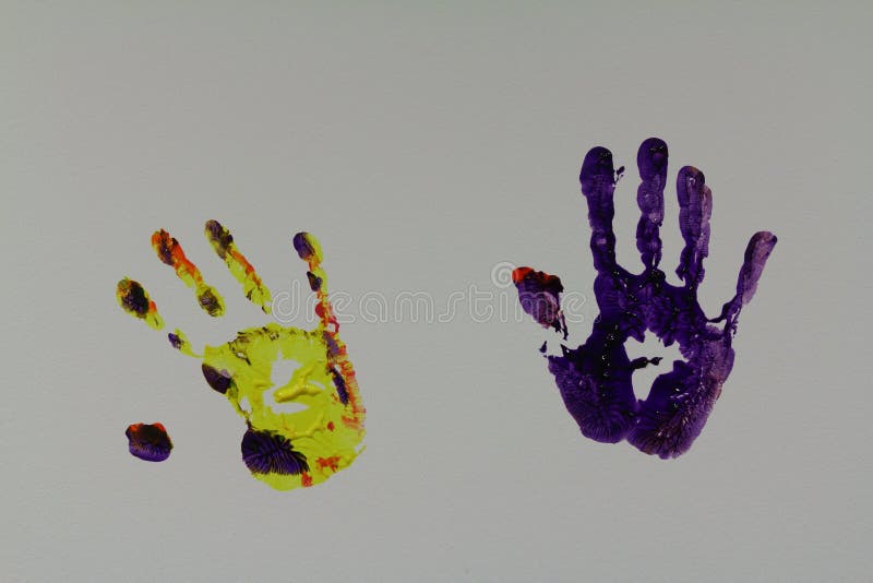 Colorful Handprint stock photo. Image of print, isolated - 116251940