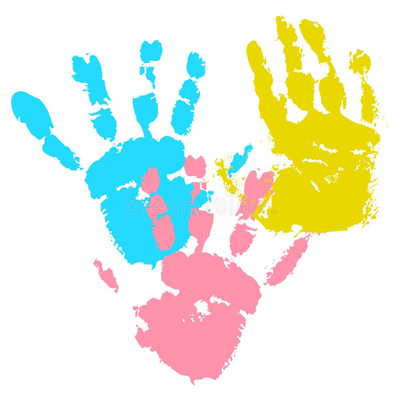 Handprints Stock Illustrations – 1,821 Handprints Stock Illustrations ...