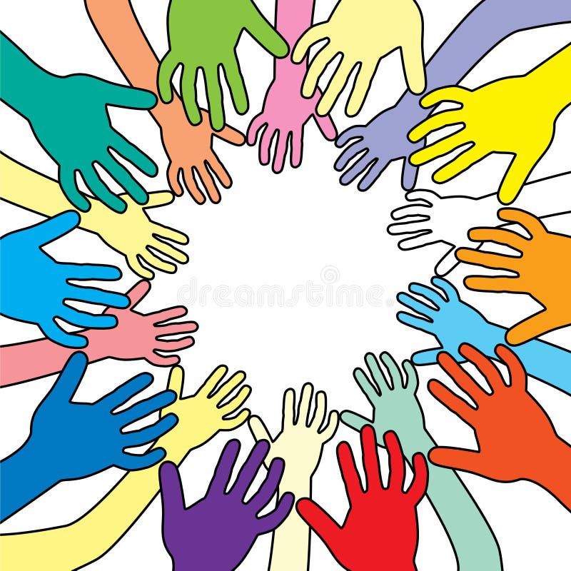 Holi - Vector Colorful Human Hands Stock Vector - Illustration of needy ...