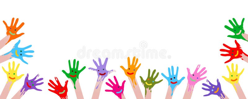 Color hands background stock vector. Illustration of creative - 36234036