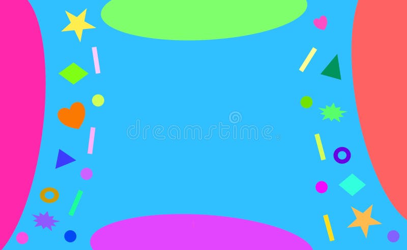 Colorful and Happy Background Stock Illustration - Illustration of ...