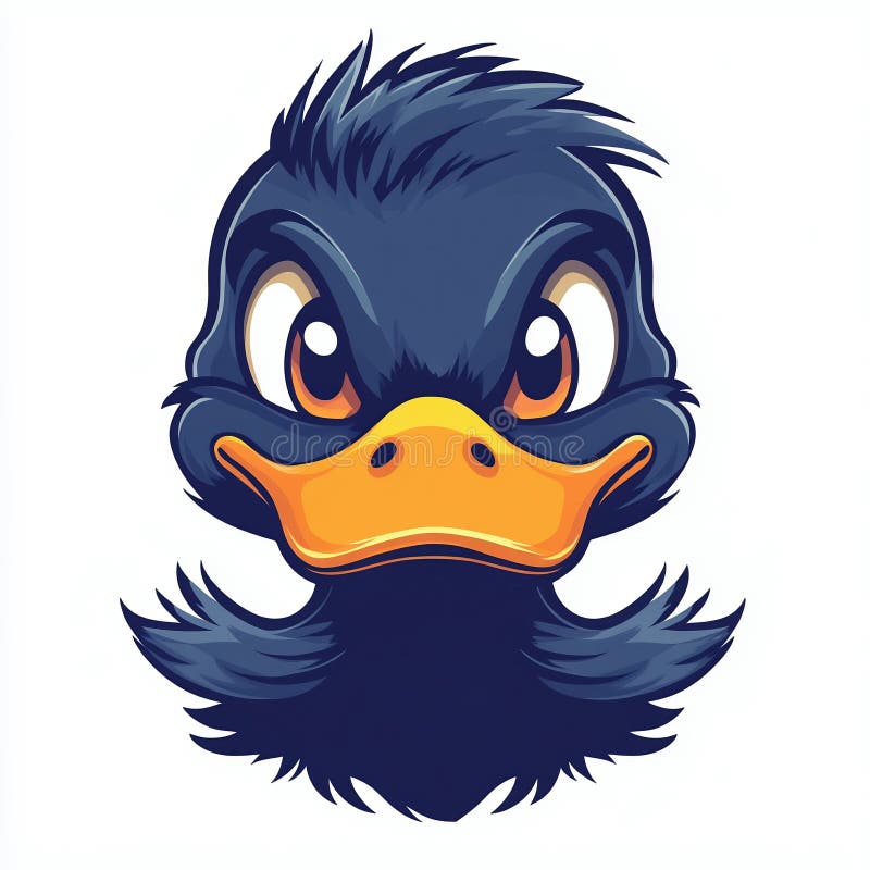 Duck Face Logo stock illustration. Illustration of quirky - 356053518