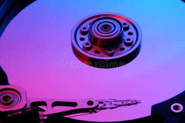Colorful Hard Disk stock image. Image of blue, interior - 626237