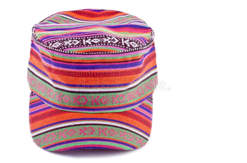 Colorful Hat Isolated on White #4 Stock Image - Image of fashion ...