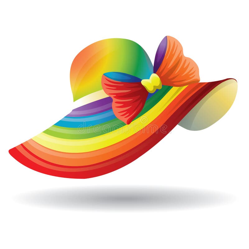 Colorful Hat. Vector Illustration Decorative Design Stock Vector ...