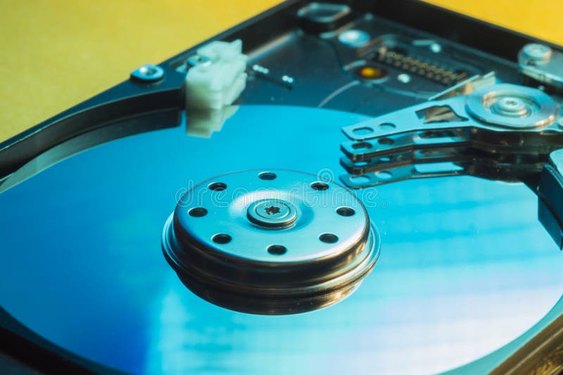 Colorful Hdd Open Hard Disk Drive The Concept Of Data Storage Data Array Hard Drive From The