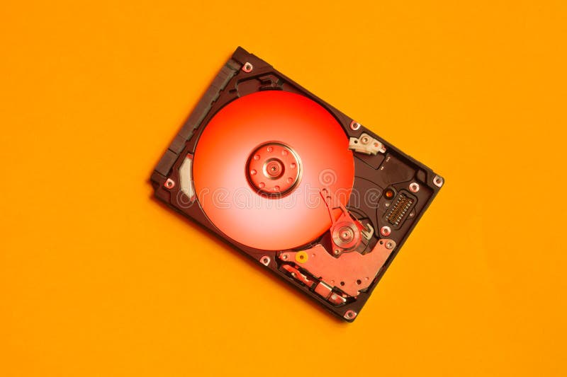Colorful Hdd. Open Hard Disk Drive. the Concept of Data Storage. Data ...