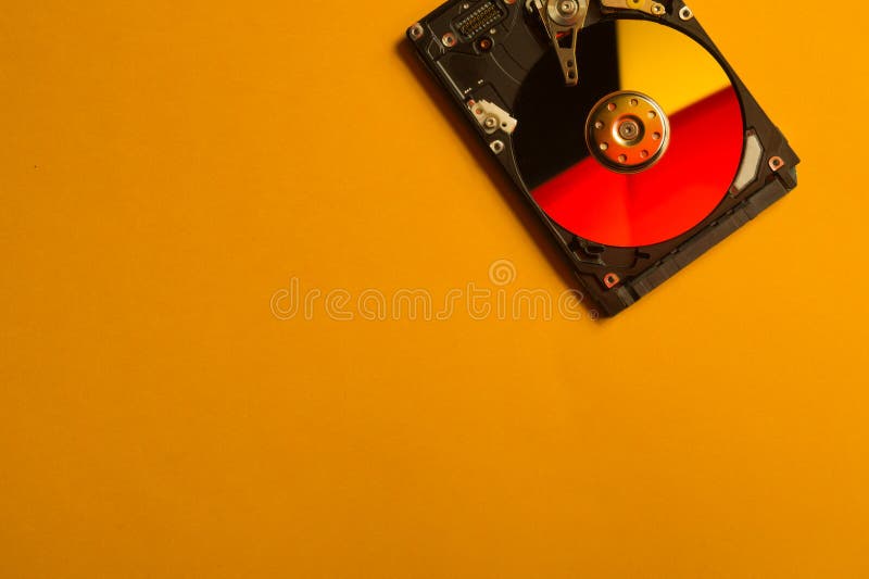 Colorful Hdd. Open Hard Disk Drive. the Concept of Data Storage. Data ...