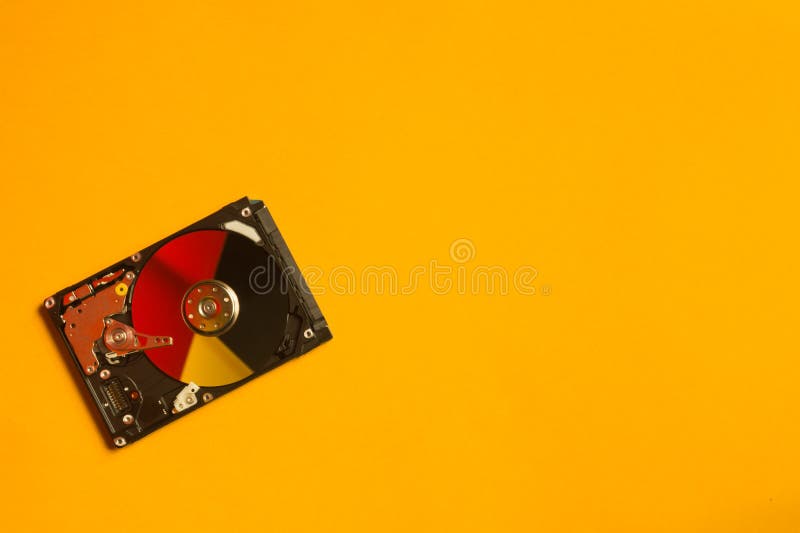 Colorful Hdd. Open Hard Disk Drive. the Concept of Data Storage. Data ...