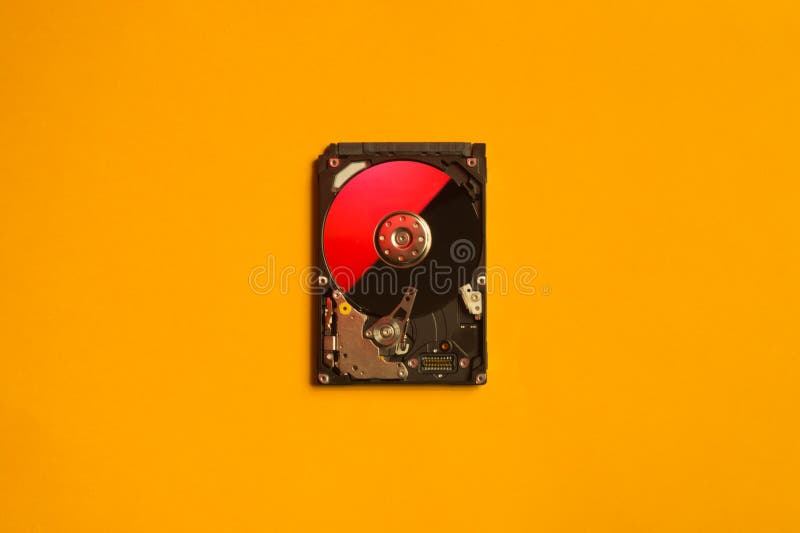 Colorful Hdd. Open Hard Disk Drive. the Concept of Data Storage. Data ...