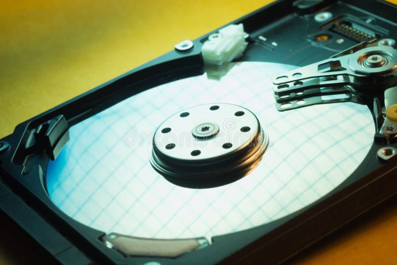 Colorful Hdd. Open Hard Disk Drive. the Concept of Data Storage. Data ...