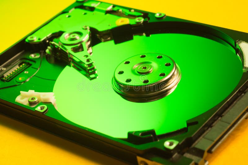 Colorful Hdd. Open Hard Disk Drive. the Concept of Data Storage. Data ...