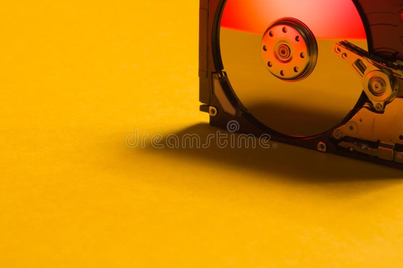 Colorful Hdd. Open Hard Disk Drive. the Concept of Data Storage. Data ...