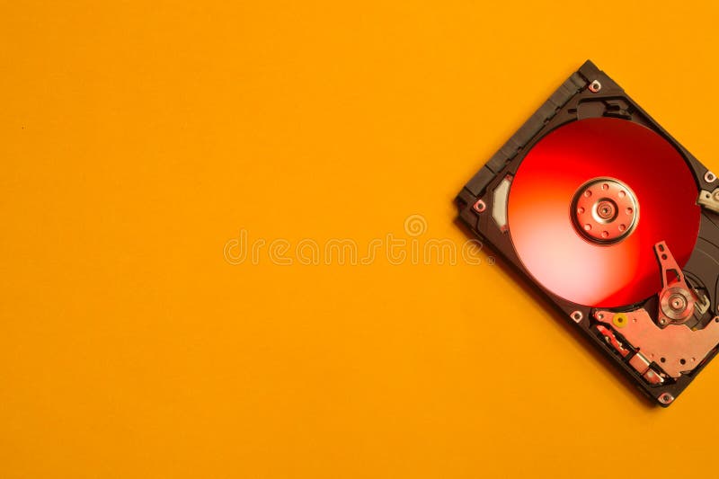 Colorful Hdd. Open Hard Disk Drive. the Concept of Data Storage. Data ...