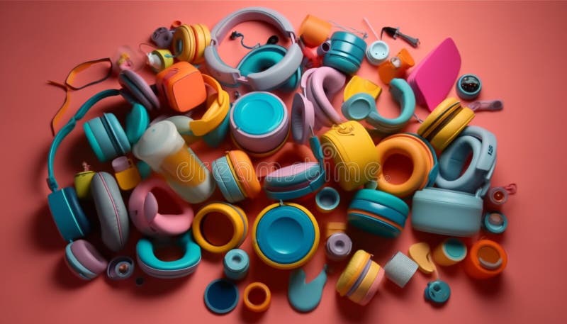 A Colorful Heap of Medicine Capsules, in Studio Shot Generated by AI ...