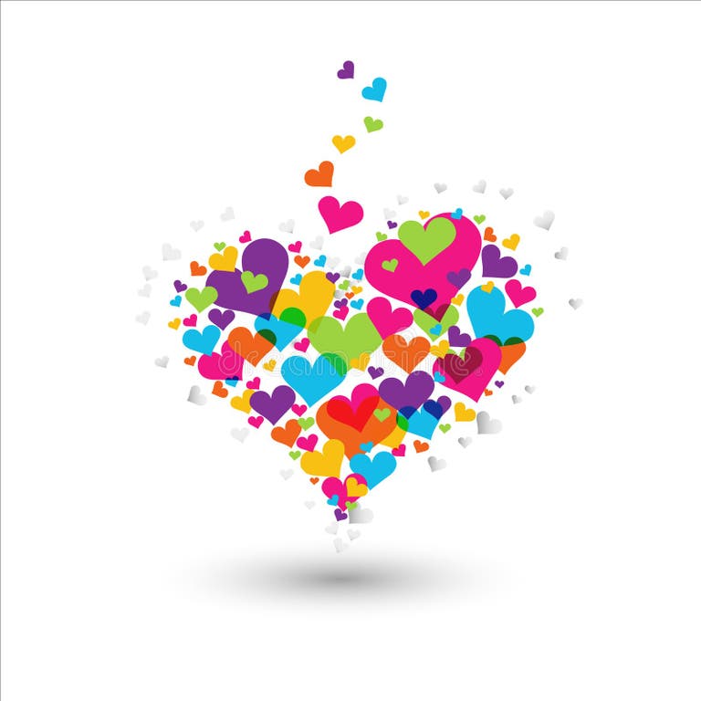 Big Rainbow Heart Stock Illustrations – 1,339 Big Rainbow Heart Stock ...