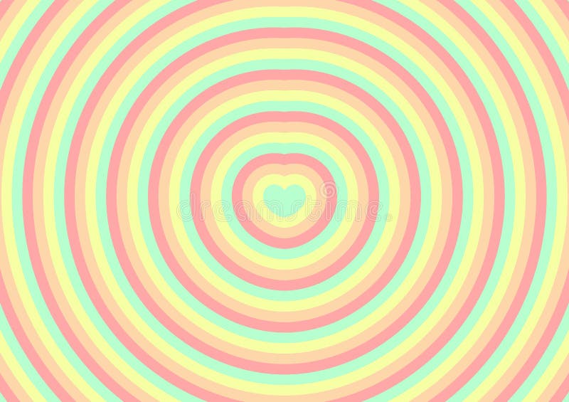 Colorful Heart Background with Abstract Theme Stock Vector ...