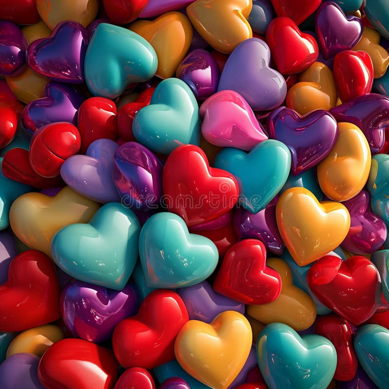 Colorful hearts background stock photo. Image of happiness - 304675134