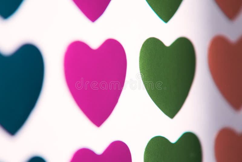 Colorful hearts stock image. Image of element, multi - 85504123