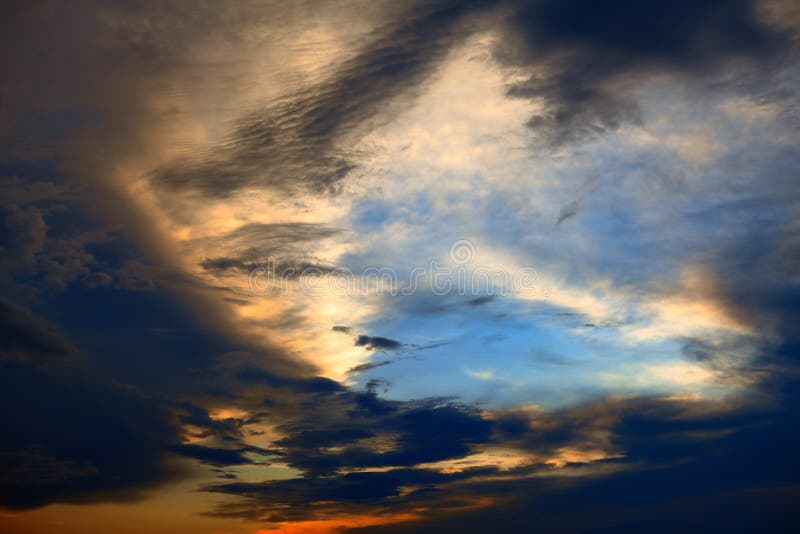 Colorful heaven stock image. Image of morning, evening - 199303861
